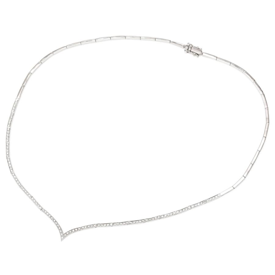K18WG ネックレス ダイヤモンド0.55ct. 41.5cm【中古美品】 B-156697 : 質SHOP冨田 - 通販 - Yahoo ...