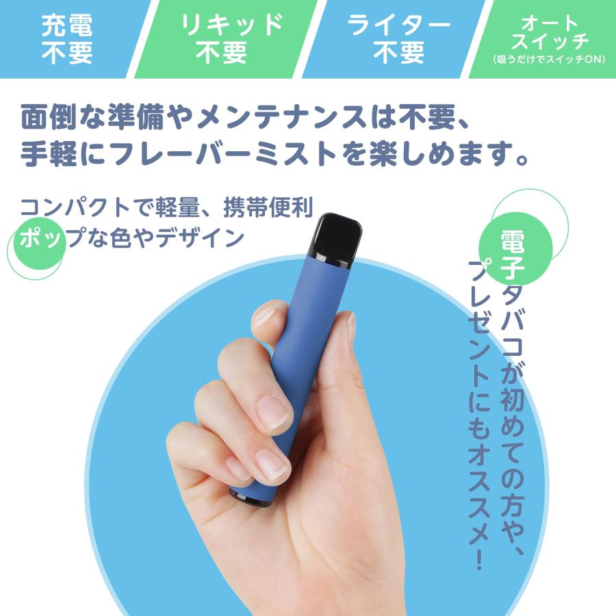 電子タバコ 使い捨て VAPE ミントメンソール 7500回吸引可能 大容量 持ち運び シーシャ 水蒸気たばこ ビタミン入り タールニコチンなし 禁煙 爆煙 ベイプ JO5 : 富潤公式通販 ...