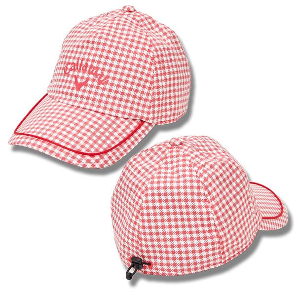 Callaway（キャロウェイ） 定番 レインキャップ レディース C23988201 WOMENS ゴルフ 雨 チェック柄 : とみきち ...