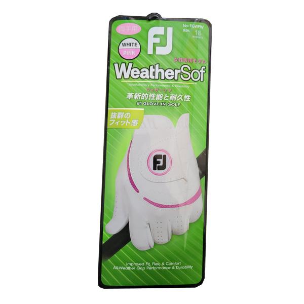 FootJoy フットジョイ ウェザーソフ ＜両手用＞レディース ゴルフグローブ WeatherSof FGWF3PR「ネコポス便ポストに投函」 : トミーゴルフ - 通販 - Yahoo ...