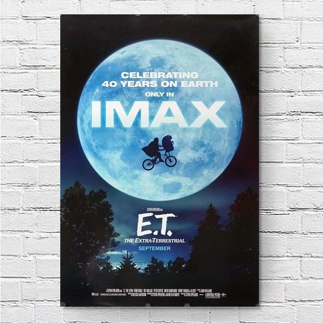 E.T. 2022 リ・リリース ET 映画ポスター IMAX US版 両面印刷 27×40インチ (68.9×101.6cm) ds1 : tomohochikaze-映画ポスター - 通販 ...