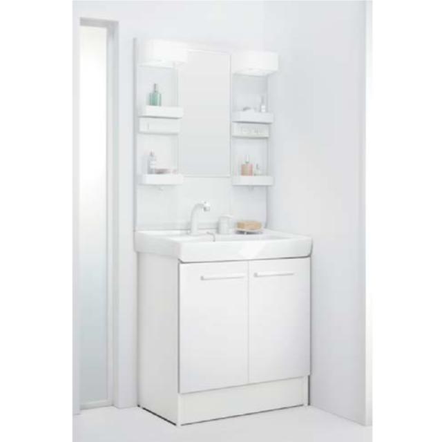 LIXIL LIXIL/オフト/間口：750/一面鏡(標準)/シングルレバー洗髪シャワー水栓/MFTXE1-751YJ-FTV2N-755SYVP1/LP2/HP2/HD2＜メーカー直送・送料 ...