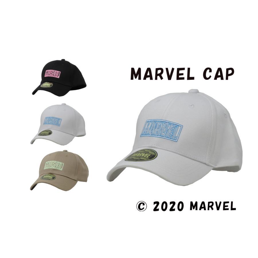 MARVEL 帽子 マーベル ロゴキャップ フリーサイズ 大人 ブラック ホワイト ベージュ 日焼け 日よけ 日除け 紫外線 熱中症 対策 ...