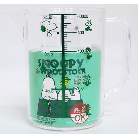 SNOOPY スヌーピー 計量カップ メジャーカップ 600ml 大 おしゃれ 日本製 OSK MC-2 : Tomorrow Life ヤフー店 - 通販 - Yahoo!ショッピング