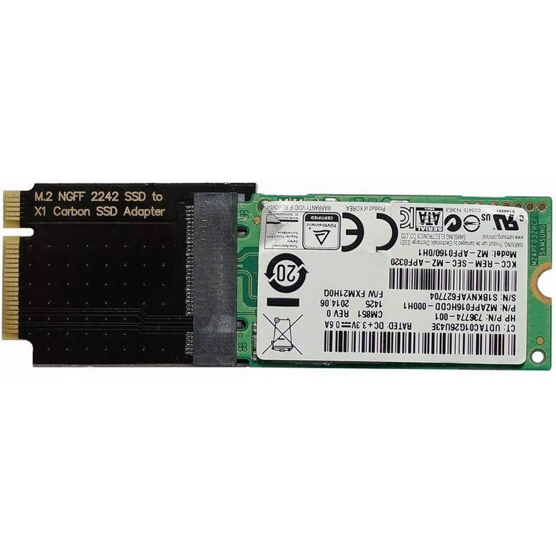 M.2 NGFF 2242 SSD to レノボ Thinkpad X1 Carbon Gen.1 26pin SSDに変換アダプタ 衝撃特価