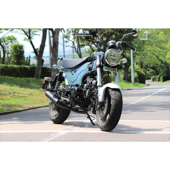 ホンダ DAX125 (ST125) スリップオンマフラー BADGER《バジャー》JB04 自社工場 耐熱ブラック 70φ インナー脱着可 ダックス125 : ORM ヤフーショッピング店 ...