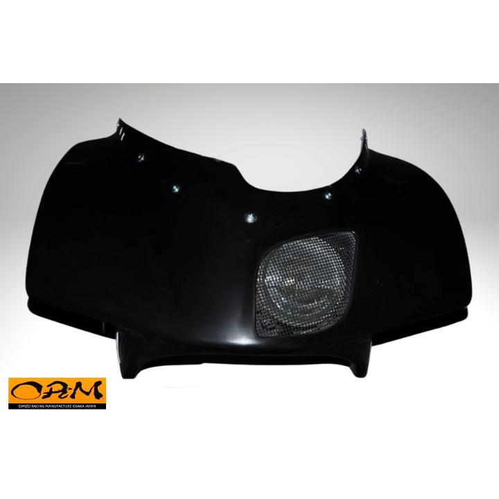 ORM製 スズキ 90年以降 RGV250r 片目耐久アッパーカウル ガンマ 黒ゲル 仕上げ ワイドナックル FRP ライト付 1990 suzuki : ORM ヤフーショッピング店 ...