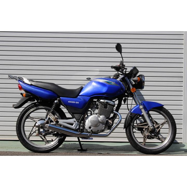 スズキ EN125-2A エキゾーストマフラー QUIET クロムメッキ ORM製 クワイエット SUZUKI en125 : ORM ヤフー ...
