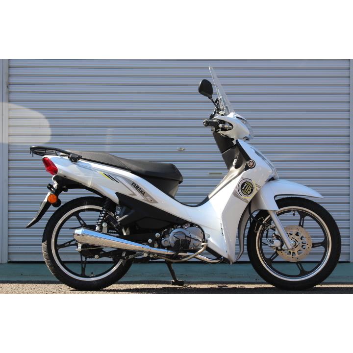 ヤマハ T115 FIモデル スマートメガホンマフラー クロムメッキ ORM製 数量限定 : ORM ヤフーショッピング店 - 通販 - Yahoo!ショッピング