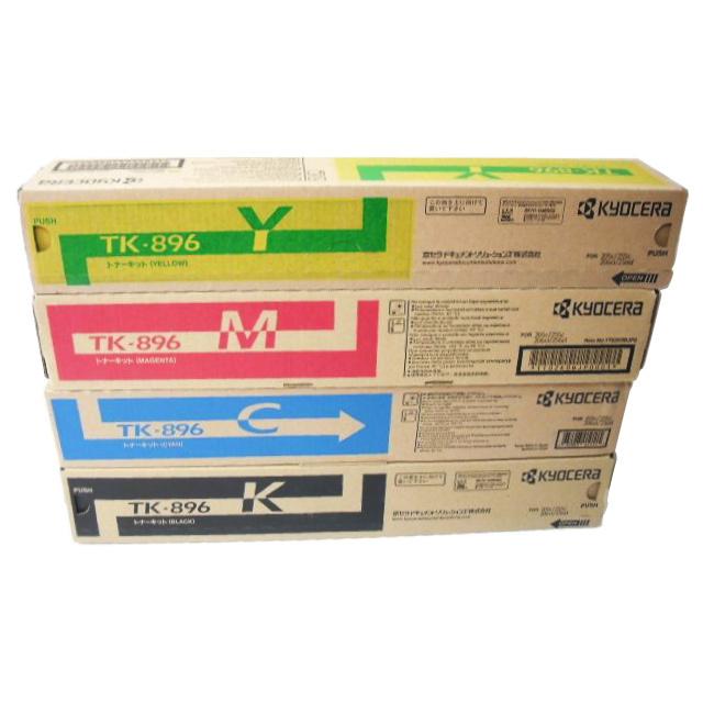 KYOCERA 京セラミタ TK-896 4色 トナーカートリッジ 純正品 ブラック シアン マゼンダ イエロー : トナーバンク - 通販 - Yahoo!ショッピング