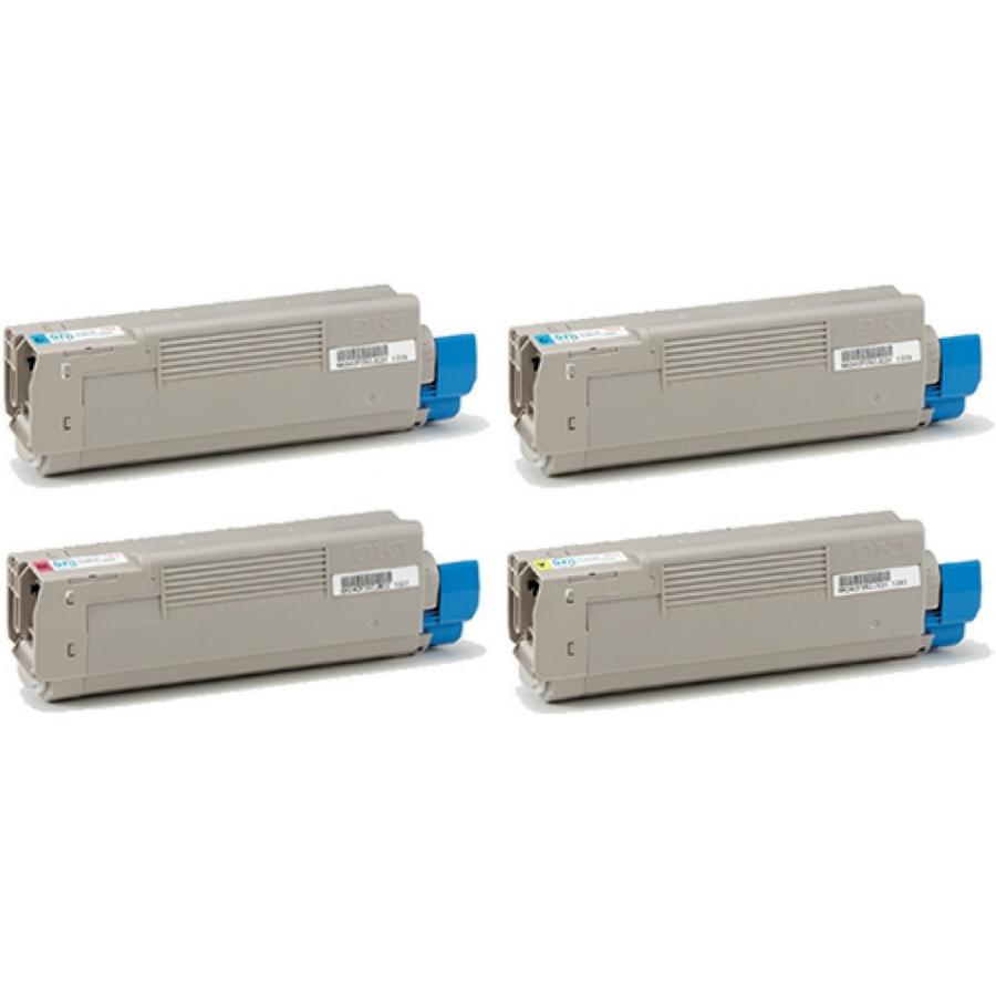 沖データ 沖データ用 COREFIDO C610dn C610dn2 TNR-C4FK2 / C2 M2 Y2 (ブラック シアン マゼンタ ...