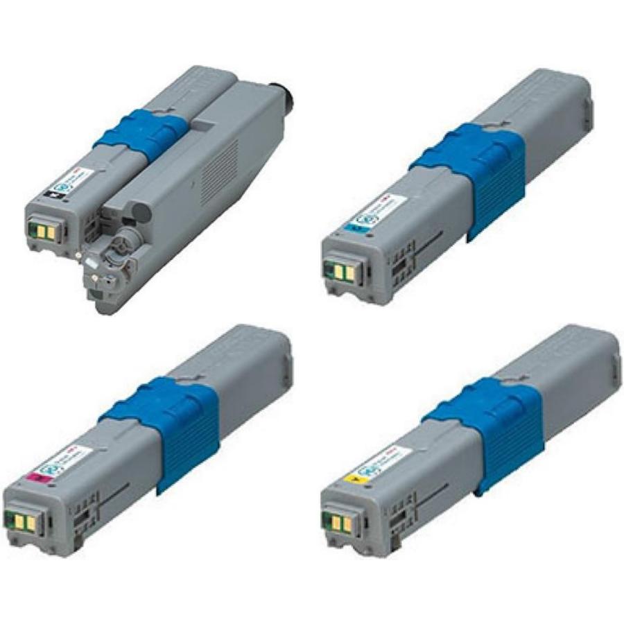 沖データ 沖データ用 COREFIDO C310dn C510dn C530dn MC361dn MC561dn TNR-C4HK1 / C1 M1 Y1 (ブラック シアン マゼンタ ...