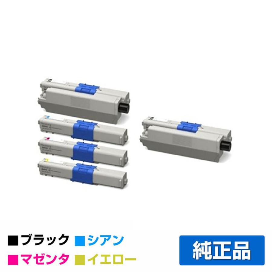 COREFIDO 沖データ OKI TNR-C4KK1/C1/M1/Y1トナーカートリッジ 4色/ブラック黒2本/シアン/マゼンタ/イエロー 純正 C312dn C511dn C531dn ...