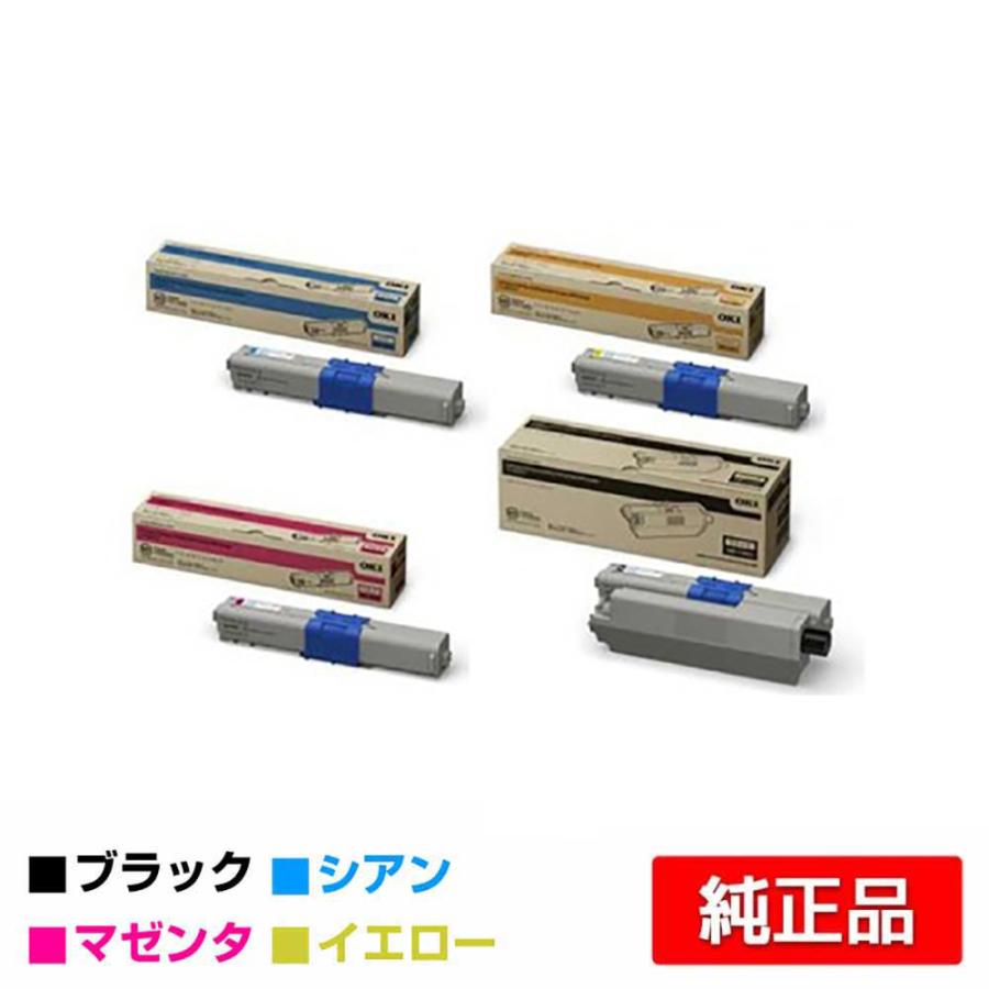 COREFIDO 沖データ OKI TNR-C4KK1/C1/M1/Y1トナーカートリッジ 4色/黒ブラック/青シアン/赤マゼンタ/黄イエロー 純正 C312dn C511dn C531dn ...