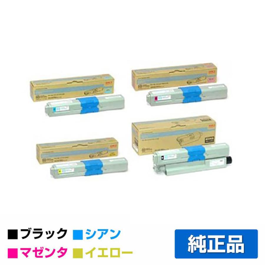COREFIDO 沖データ OKI TNR-C4HK2/C2/M2/Y2トナーカートリッジ 4色大容量/ブラック/シアン/マゼンタ/イエロー 純正 MC561dn 用トナー : 純正トナーのお ...