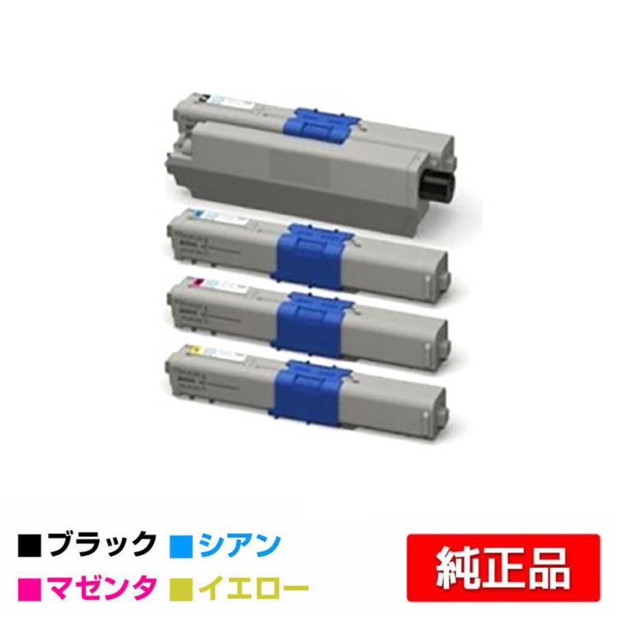 COREFIDO 沖データ OKI TNR-C4KK2/C1/M1/Y1トナーカートリッジ 4色/ブラック黒大容量/シアン/マゼンタ/イエロー 純正 C511dn C531dn MC562dn ...