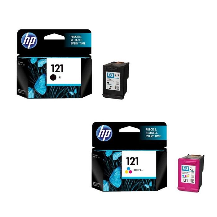 HP 121 純正プリントインクカートリッジ 4色セット : キラキラ通販マート - 通販 - Yahoo!ショッピング