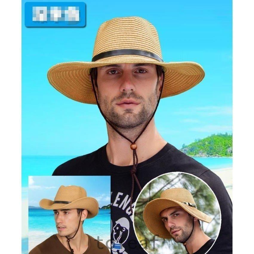 折りたたみ可能 大きいサイズ メンズ 麦わら帽子 ストローハット 紫外線対策 UVカット 農作業 : CXYストア - 通販 - Yahoo!ショッピング