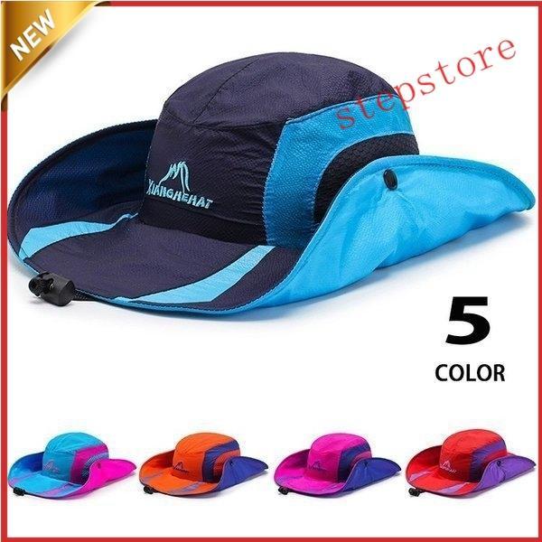 サファリハット日よけ帽子登山帽子メンズUVカット釣りハイキング帽子熱中症アウトドア登男女兼用 : CXYストア - 通販 - Yahoo!ショッピング