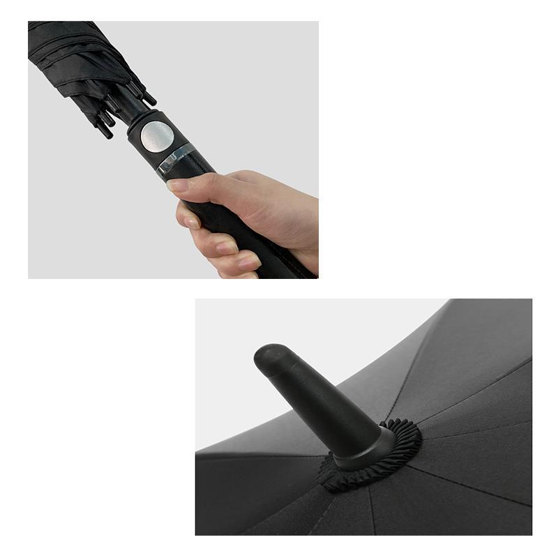 日傘 スポーツ観戦用パラソル 大きい 8骨 紫外線カット UVカット 日よけ 遮光 ブラック 150cm : CXYストア - 通販 - Yahoo!ショッピング