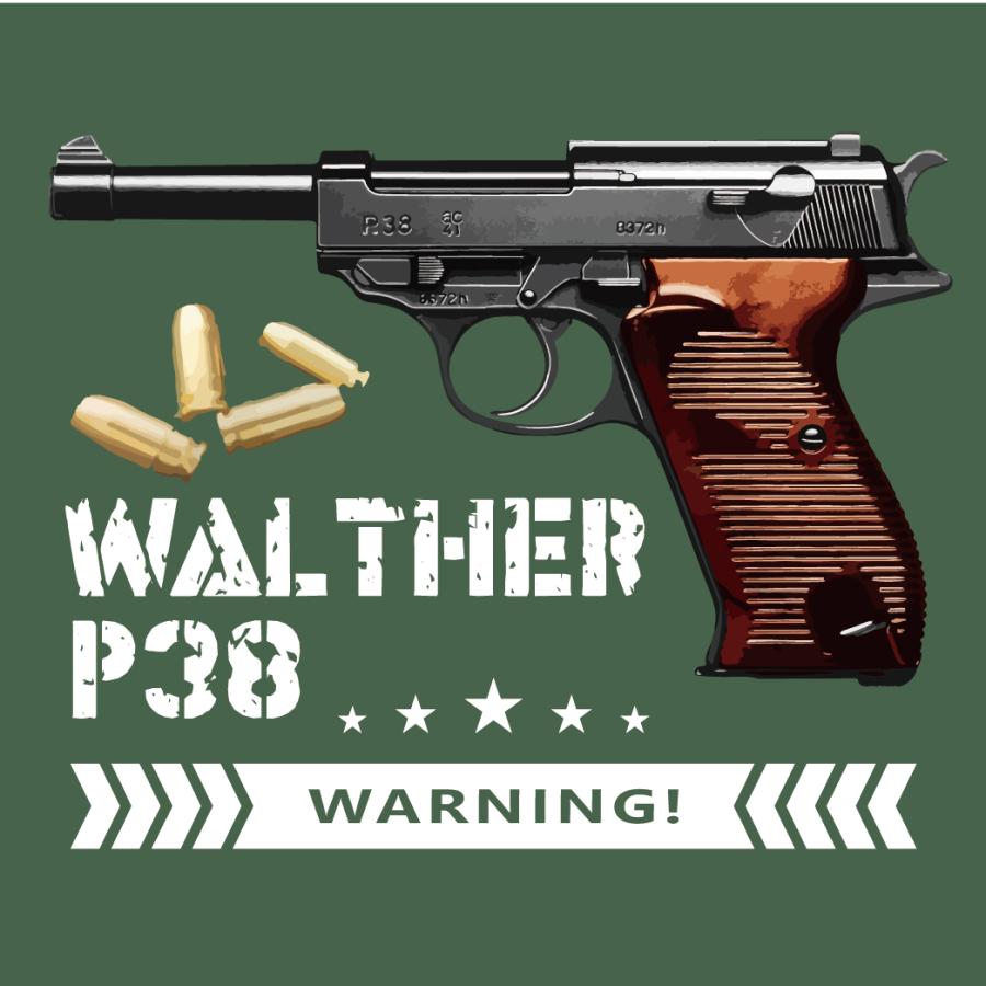 タイプMA-1 フライトジャケット バックプリント ワルサーP38 WALTHER P38 拳銃 サバゲーサバイバルゲーム 銃 : design-ma-1-183 : デザインプリントショップ ...