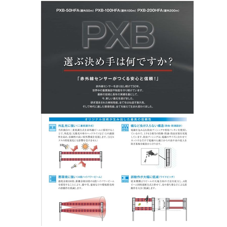 TAKEX 【PXB-50HFA】赤外線センサー 近赤外線ビーム遮断方式(4段ビーム同時遮断方式)(屋外50m以内) 竹中エンジニアリング : tool-darake - 通販 - Yahoo ...