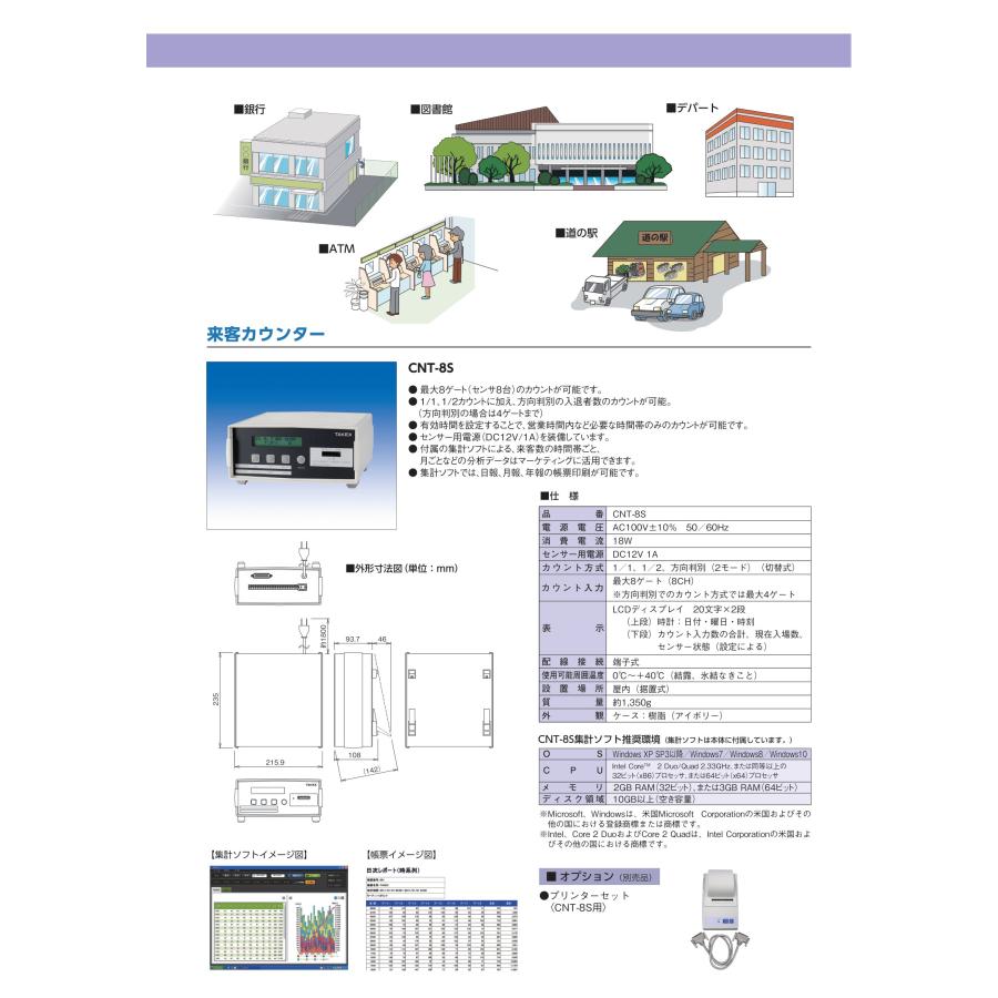 TAKEX 【CNT-8S】来客カウンター 竹中エンジニアリング : tool-darake - 通販 - Yahoo!ショッピング