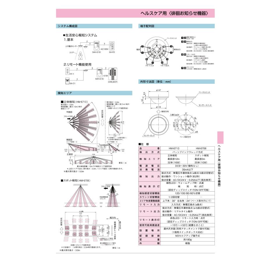 TAKEX 【HM-6713】人の動きセンサー 立体検知・12m 竹中エンジニアリング : tool-darake - 通販 - Yahoo!ショッピング