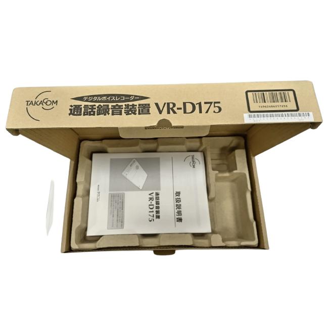 未使用 VR-D175 TAKACOM タカコム 通話録音装置 : tool-darake - 通販 - Yahoo!ショッピング
