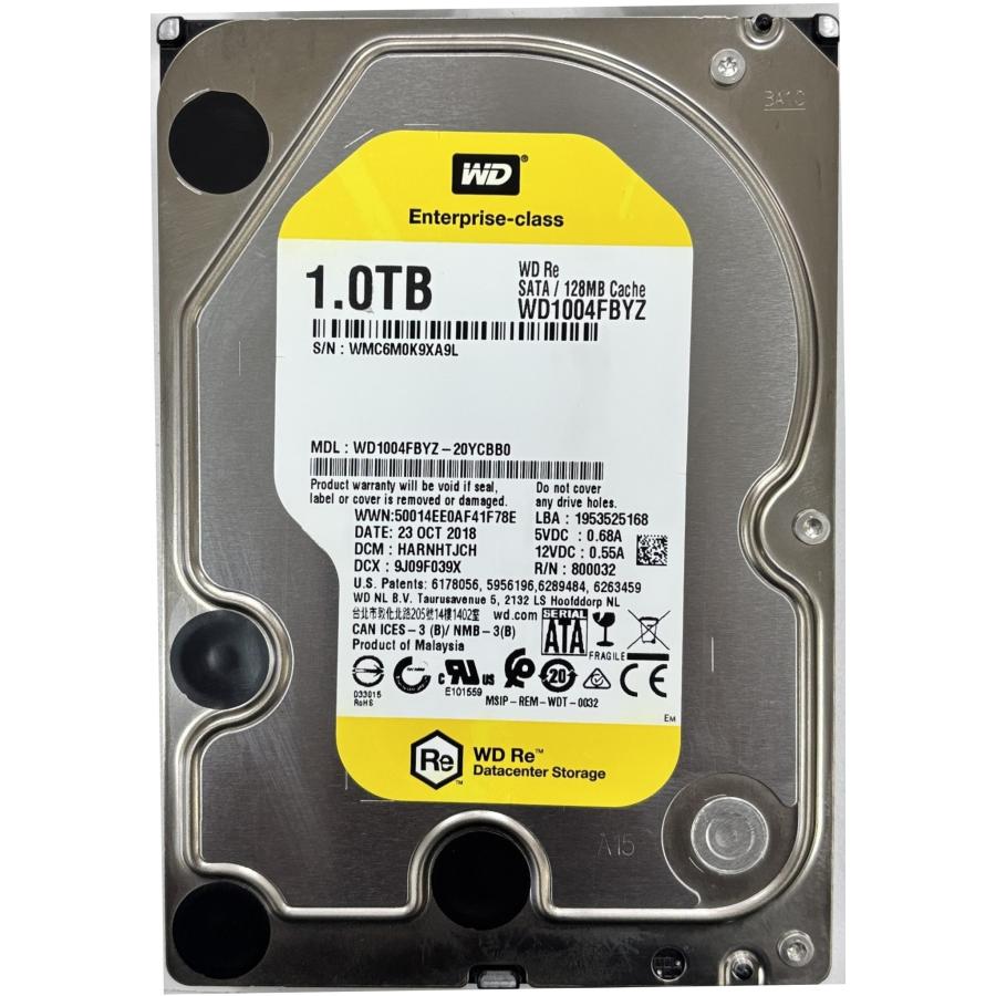WD Red Western Digital Reシリーズ Enterprise-class ハードディスク 1TB / フォーマット済み ...
