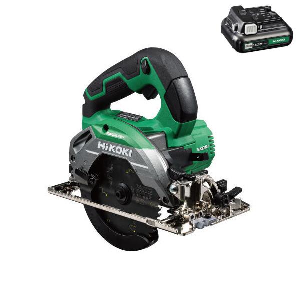 HiKOKI 【電池がもう1つついてくる！】ハイコーキ[HiKOKI] 10.8V-4.0Ah 125mmコードレス丸のこ C1205DA（2LSP)（緑/フルセット） : TOOLS ...