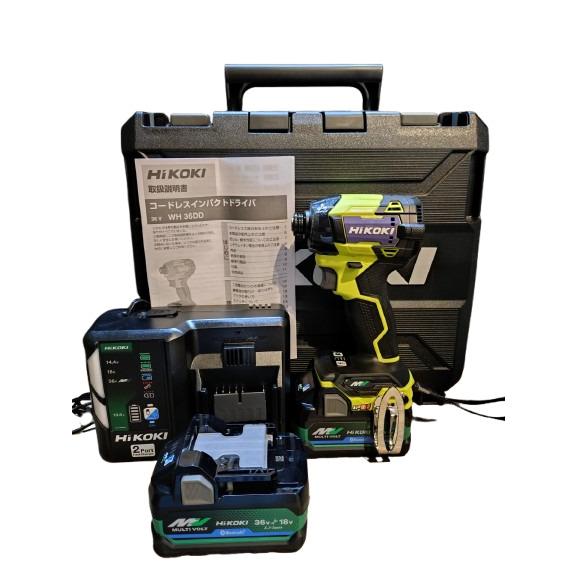 004★送料無料★HiKOKI コードレスインパクトドライバ WH36DD 2XHYSZ スパイダーイエロー マルチボルトバッテリ2個 充電器 : 1-240004074954 : TOOL ...