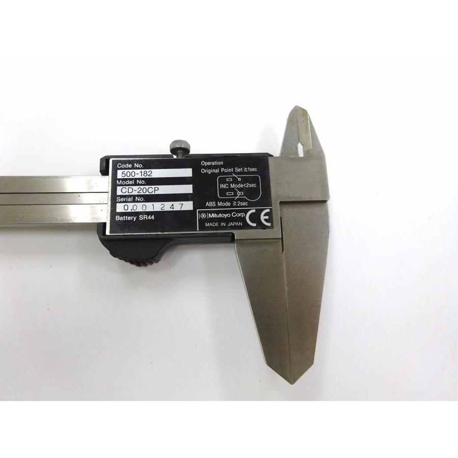 MITUTOYO デジタルノギス 200mm CD-20CP 送料無料 : TOOL PARKS - 通販 - Yahoo!ショッピング