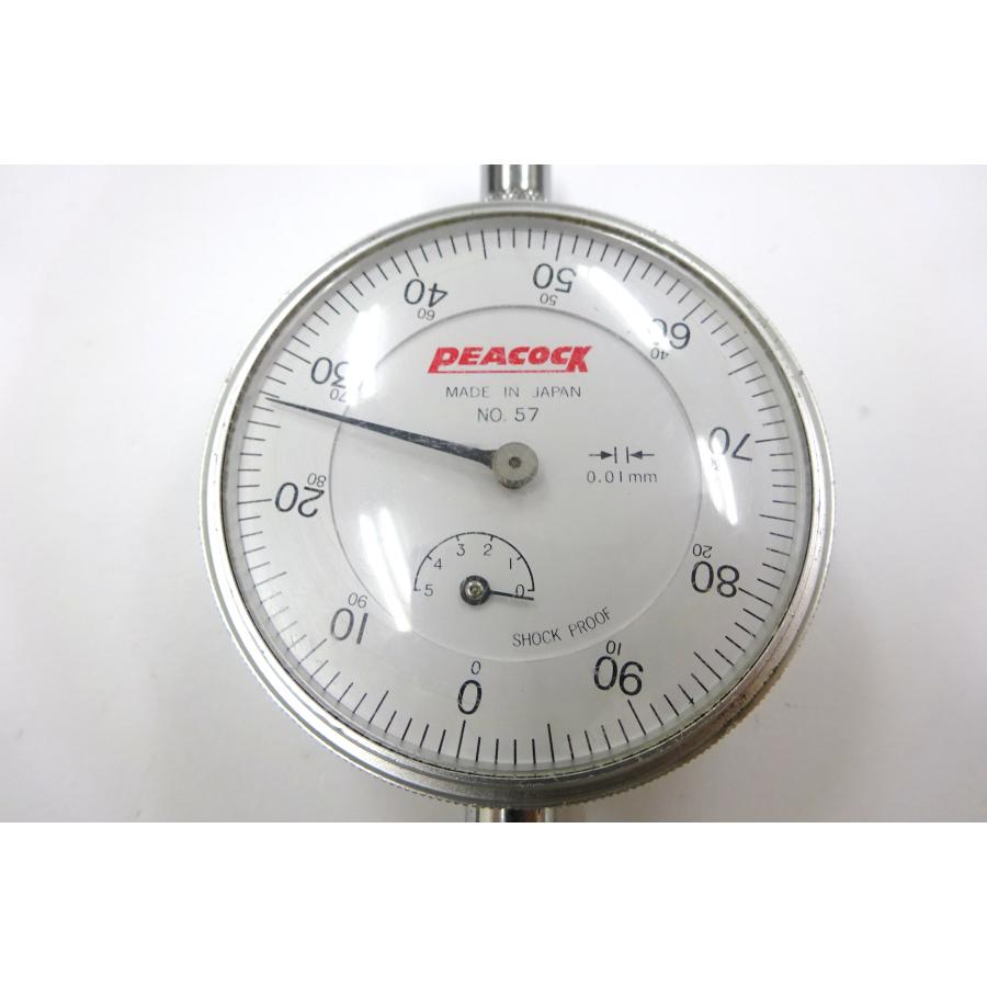PEACOCK ダイヤルゲージ No.57 0.01mm×5mm 3個セット 送料無料 :5304:TOOL PARKS - 通販 ...