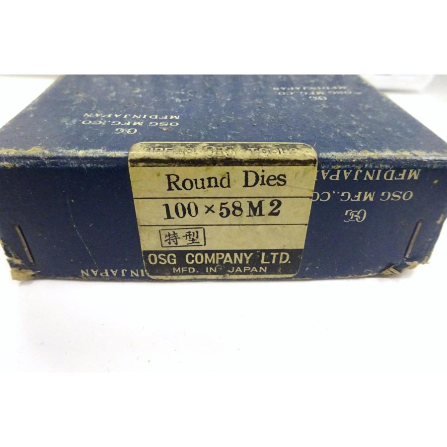OSG ダイス M58×P2.0 外径Φ100 送料無料 : TOOL PARKS - 通販 - Yahoo!ショッピング