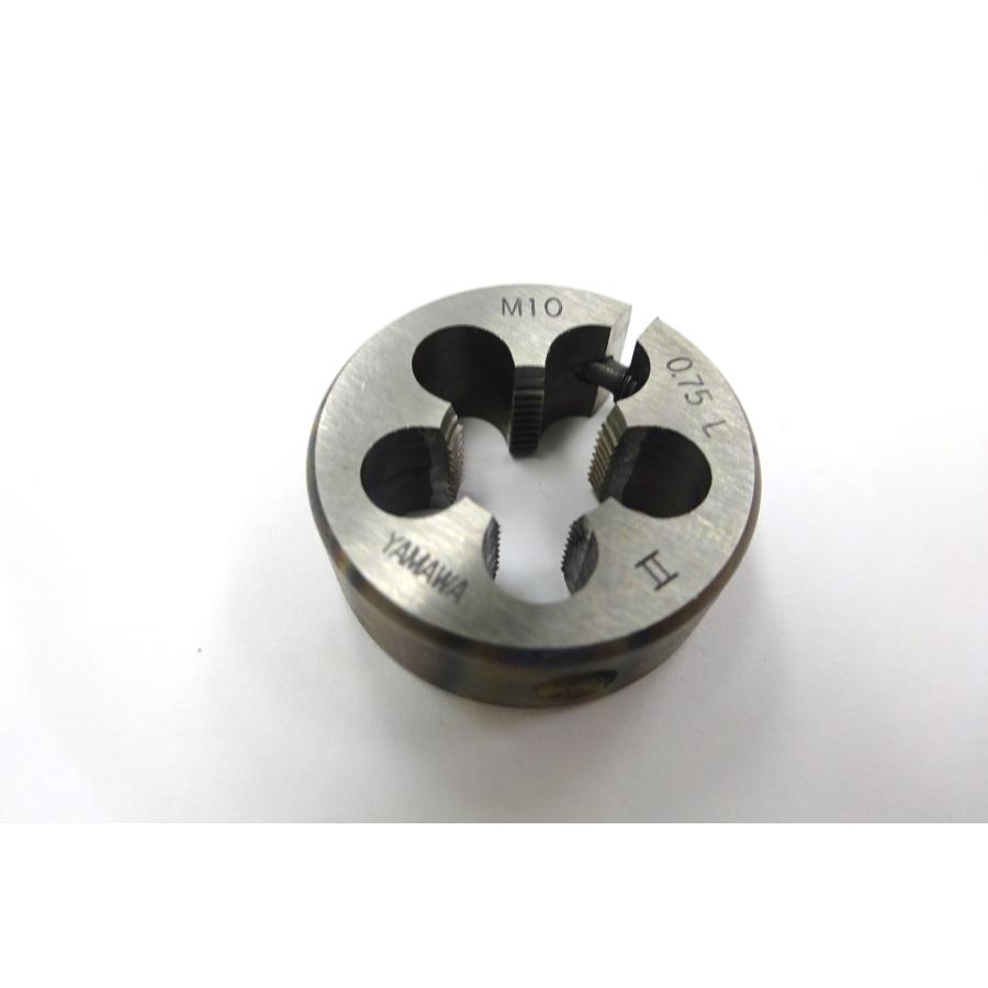 YAMAWA ダイス M10×P0.75L（左） 外径Φ25 送料無料 : TOOL PARKS - 通販 - Yahoo!ショッピング