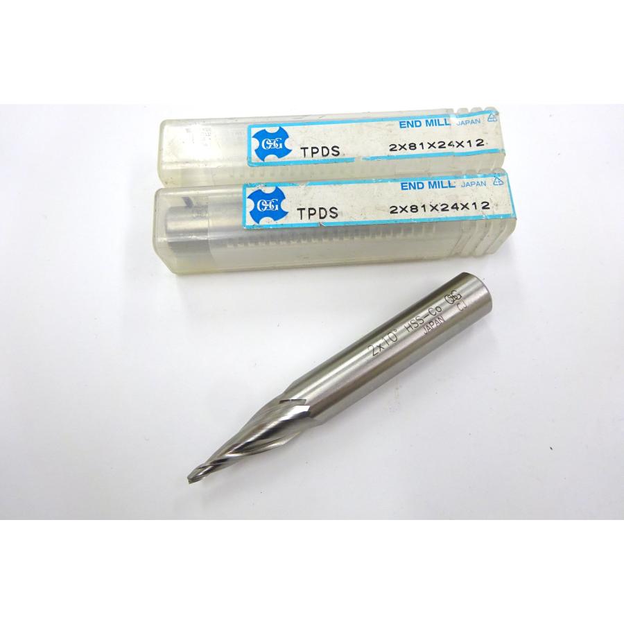 新古品 OSG テーパーエンドミル 2mm×10° シャンクΦ12 2本セット 送料無料 : TOOL PARKS - 通販 - Yahoo!ショッピング