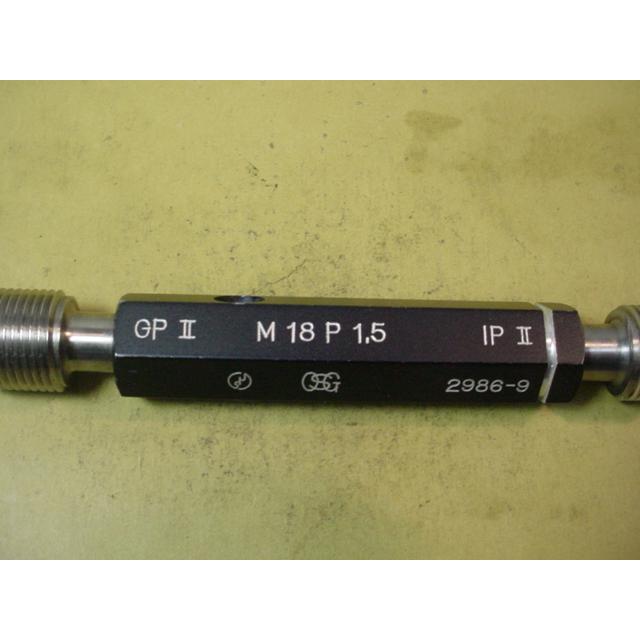 M18*1.5 GP2-IP2 程度良好中古品 ミリサイズ ネジゲージ プラグゲージ : 協立機械株式会社 - 通販 - Yahoo!ショッピング