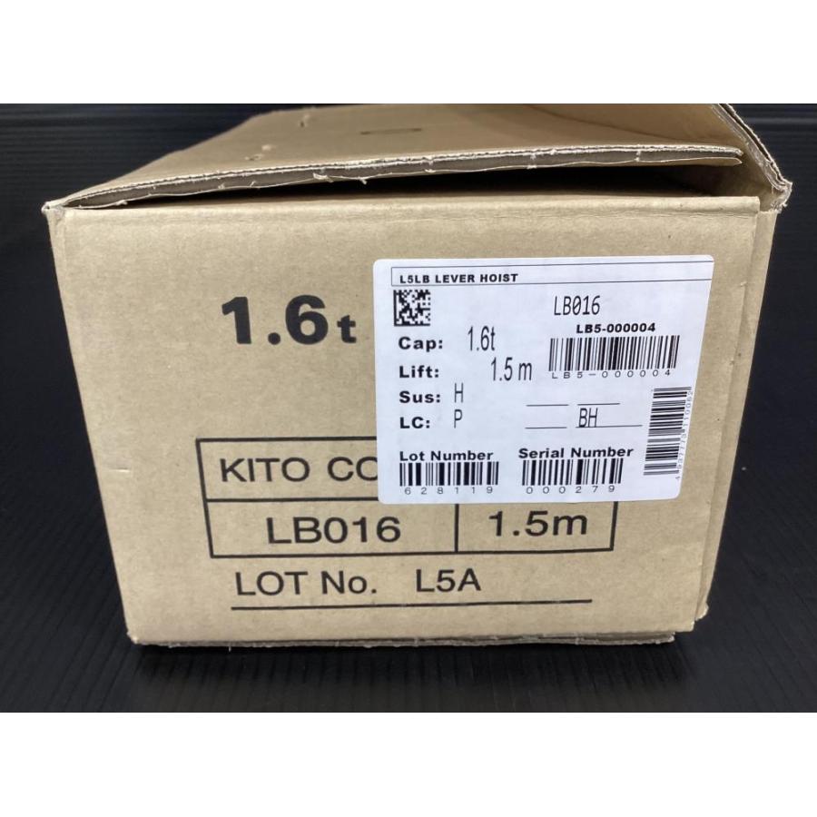 KITO LB016 レバーブロックL5形 : 1-240202005777 : TOOLBOX八潮中央ヤフー店 - 通販 - Yahoo!ショッピング