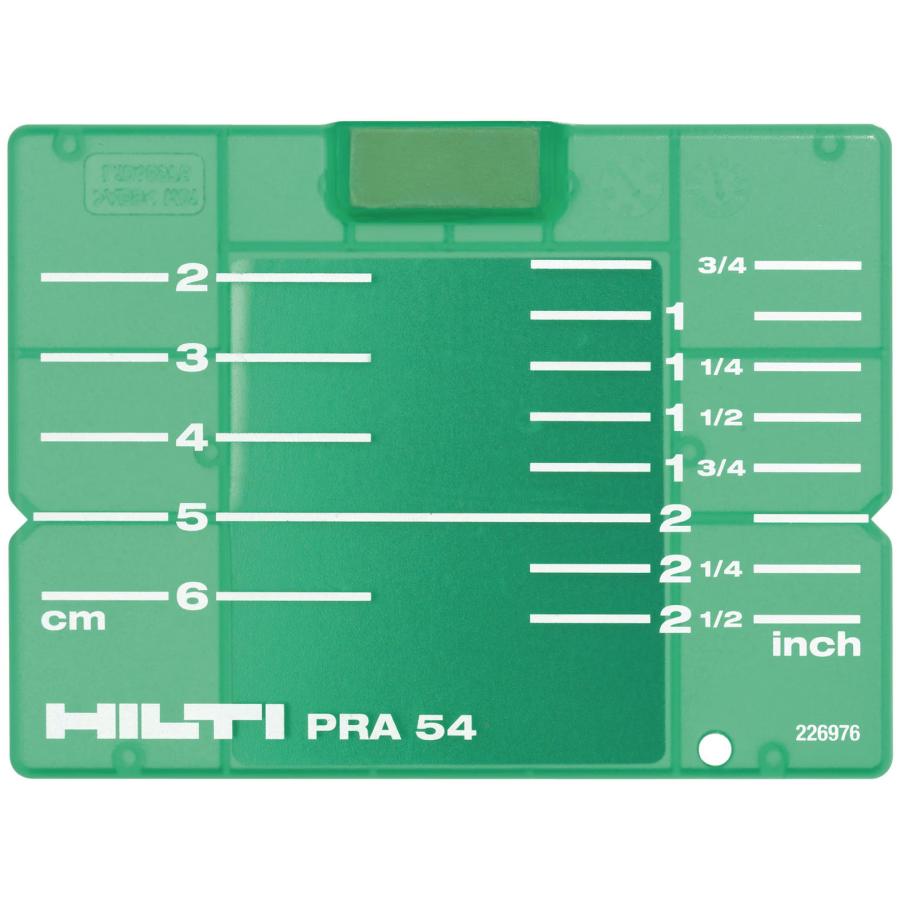 HILTI (ヒルティ) ターゲットプレート PRA 54 : ヒルティ正規代理店 TOOLBOX - 通販 - Yahoo!ショッピング