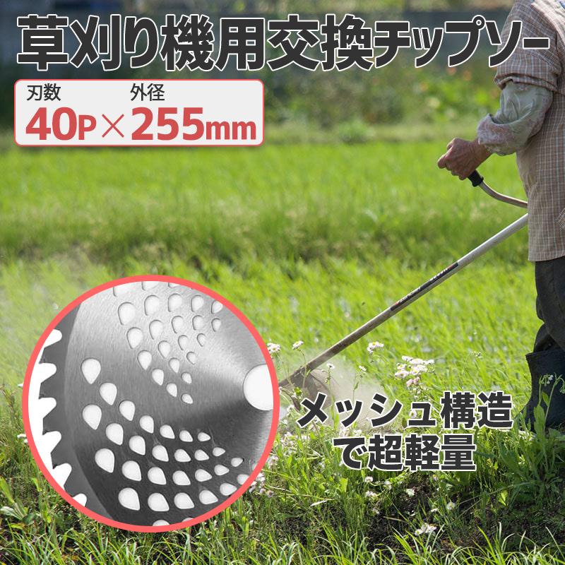 チップソー 替刃 100枚セット 交換 刃こぼれ 草刈機 草刈り機 255mm×40P 草刈刃 100枚組 : tool center - 通販 - Yahoo!ショッピング