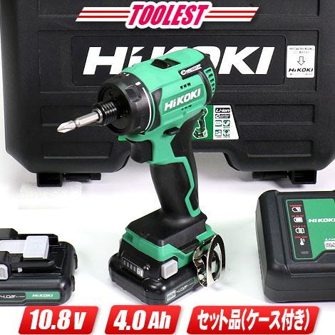 HiKOKI HIKOKI（ハイコーキ）10.8V ドライバドリル DB12DD(2LS) 4.0Ah Li-ion充電池(BSL1240M)2個 充電器(UC12SL) ケース : コー ...