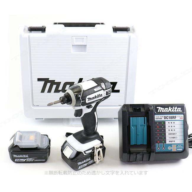 マキタ マキタ 18V 充電池インパクトドライバ 白 TD149DRFXW 3.0Ah Li-ion電池(BL1830B)2個 充電器(DC18RF) ケース : コーグストックス ヤフー店 ...