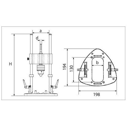 スターエム ドリルスタンドRULO No.50R 品番50R 重量2.25kg 垂直穴・センター穴等穴あけ作業をサポート ドリルスタンドルーロー STAR-M 。 : ツールキング - 通販 ...