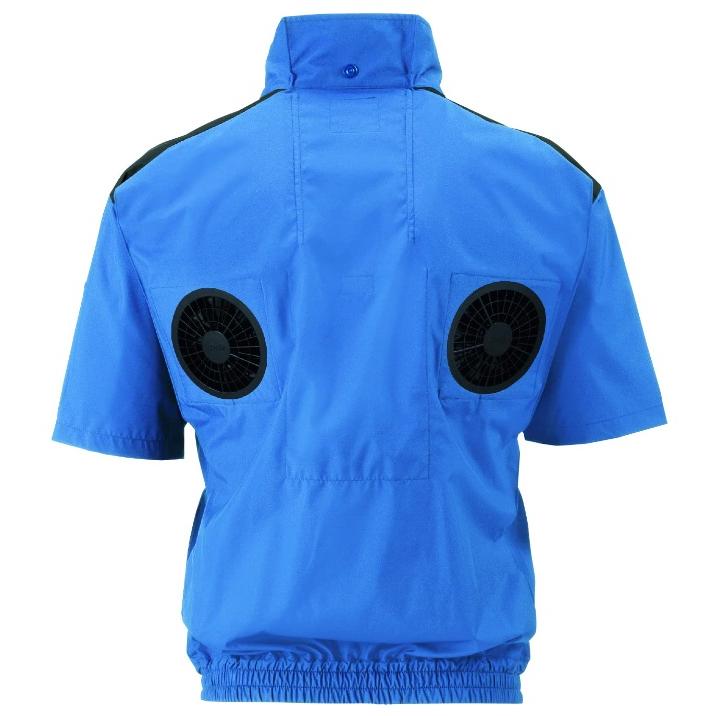 空調服 TM ND-1122 ジェットスペーサータイプ ブルー 立ち襟 上部ファン仕様 脱着フード対応 服地のみ スーパーチタン加工 NSP 小型便 : ツールキング - 通販 - Yahoo ...
