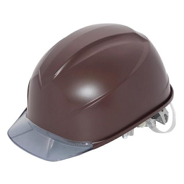 タニザワ エアライトS搭載ヘルメット ST#123-JZV-V2 ダークブラウン 透明バイザー(グレー) 谷沢製作所 012169 ...