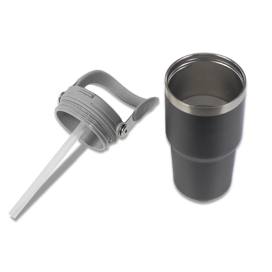 HAC（ハック）HAC4251 2WAY真空ボトル デュラブル 直飲み ストロー 2WAY 約550ml ボトル 保温 保冷 ハンドル付き 持ち手 アウトドア キャンプ オフィス ...