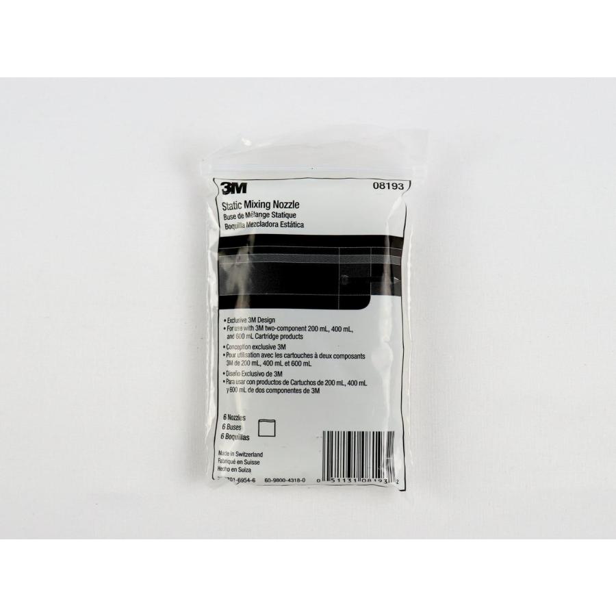 3M オートミックス ミキシングノズル 8193 (200mL)（6本入）(入数1) : 8193n : 機械工具マイスター - 通販 ...