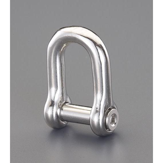 7.9x28.2mm/450kg D型シャックル(ステンレス製) :EA638F-208A:機械工具マイスター - 通販 - Yahoo!ショッピング