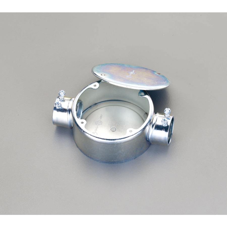 E31 露出ボックス(直線2方出/丸型) :EA940CS-26:機械工具マイスター - 通販 - Yahoo!ショッピング